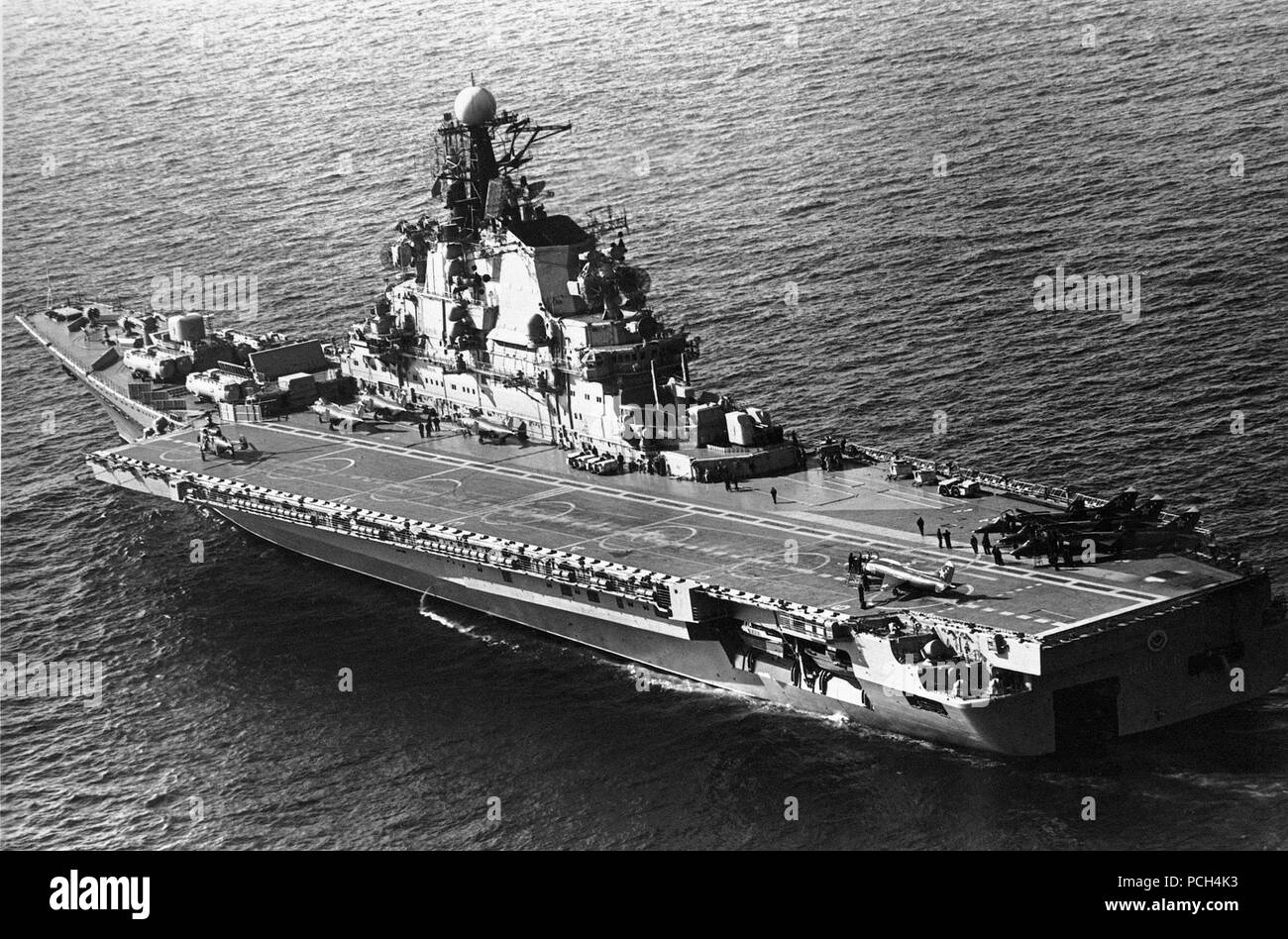 Aircraft carrier kiev Black and White Stock Photos & Images - Alamy