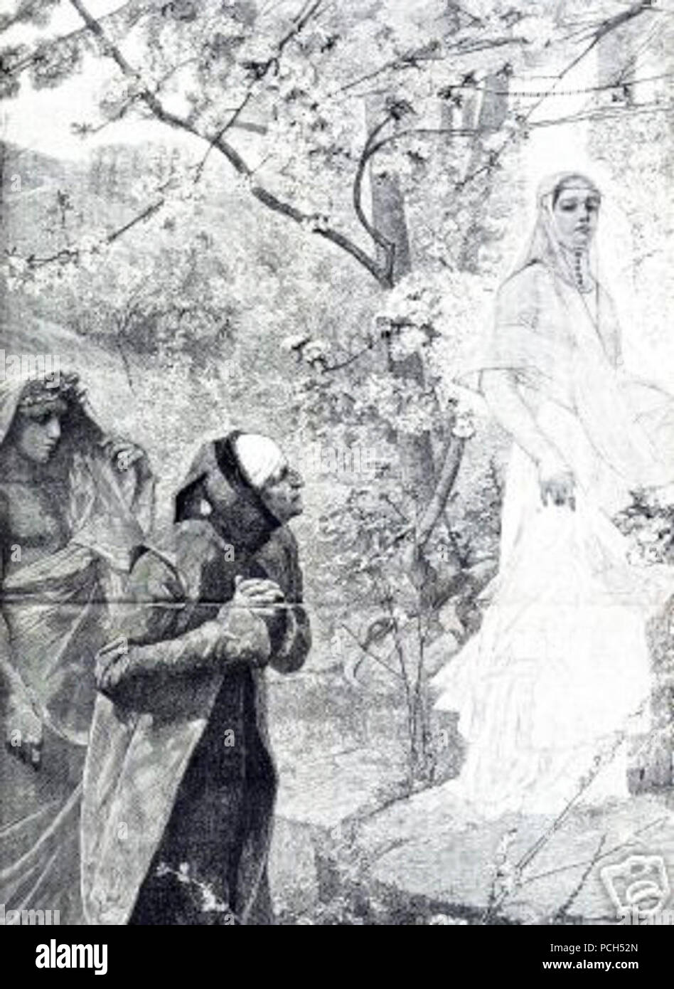 Maignan Le Dante rencontre Matilda (1881 Stock Photo - Alamy