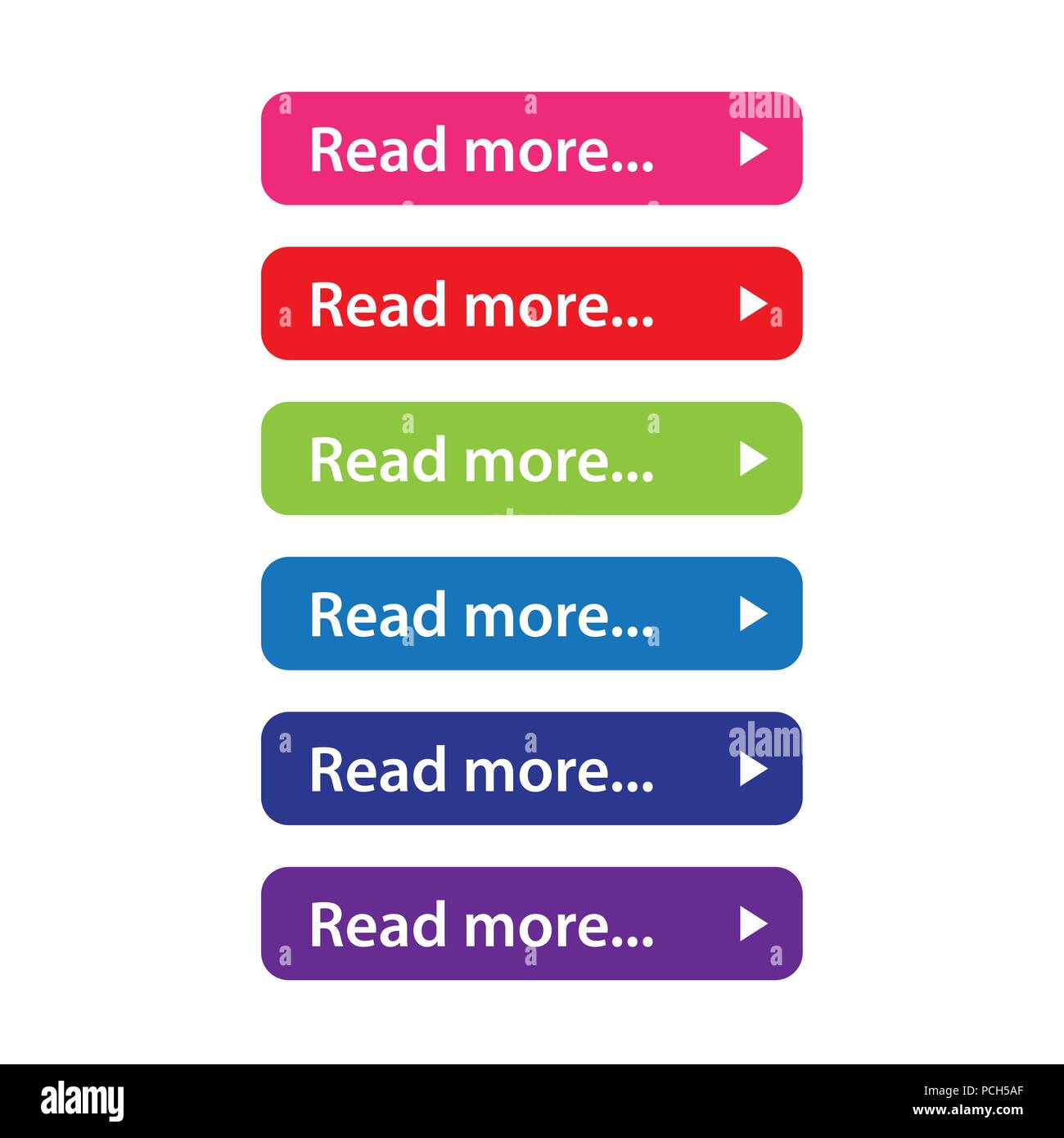 Read more button set vector Stock Vector Image & Art - Alamy