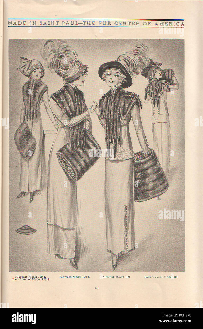 Albrecht's Fur Facts & Fashion 1912-13, Saint Paul, Minnesota -44 Stock ...