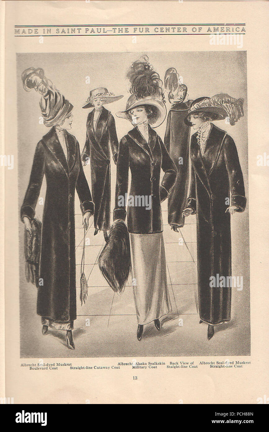 Albrecht's Fur Facts & Fashion 1912-13, Saint Paul, Minnesota -14 Stock ...