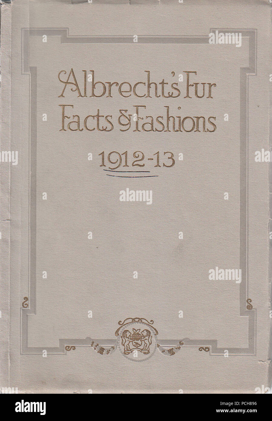 Albrecht's Fur Facts & Fashion 1912-13, Saint Paul, Minnesota -01 Stock ...