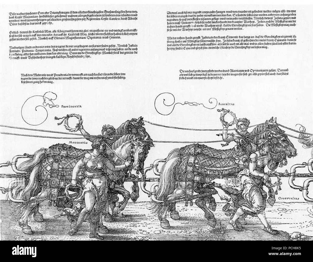Albrecht Dürer - Triumphal Chariot (3-4 Stock Photo - Alamy