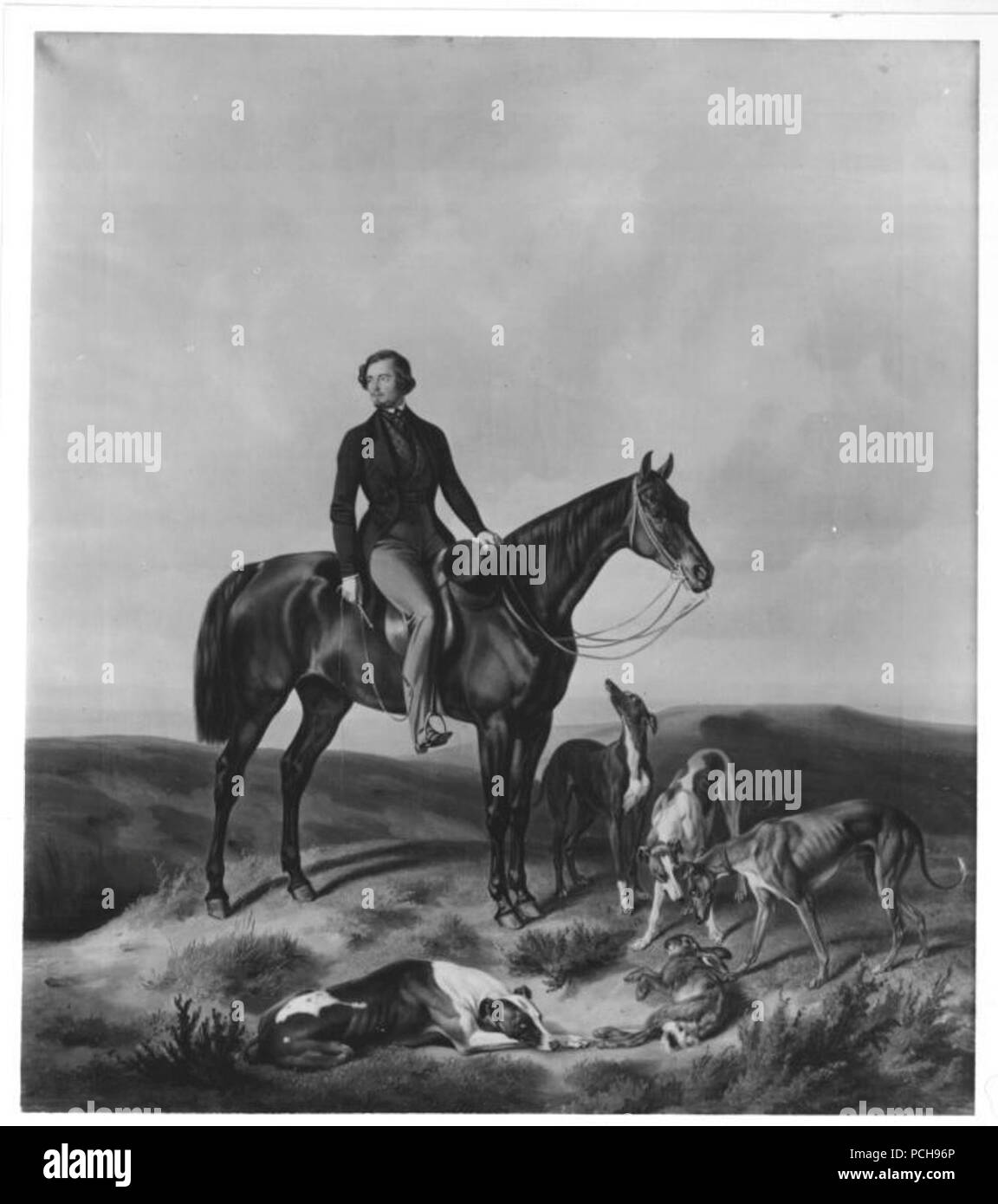 Albrecht Adam - Hugo Philipp Graf Waldbott von Bassenheim zu Pferd ...