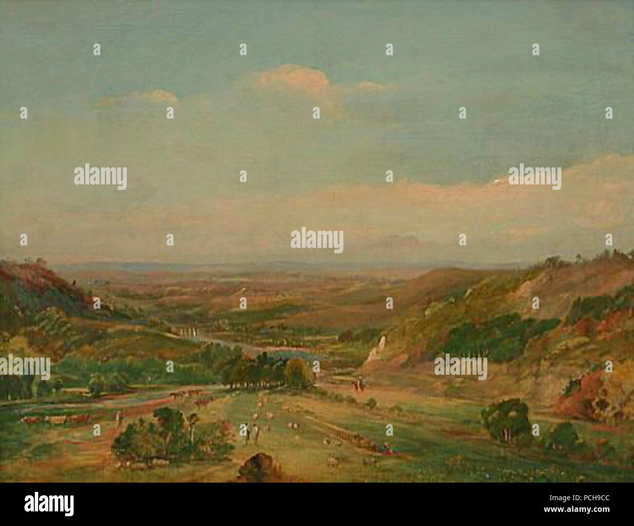 Albin Martin - South Auckland landscape - 1989-6-1 Stock Photo - Alamy