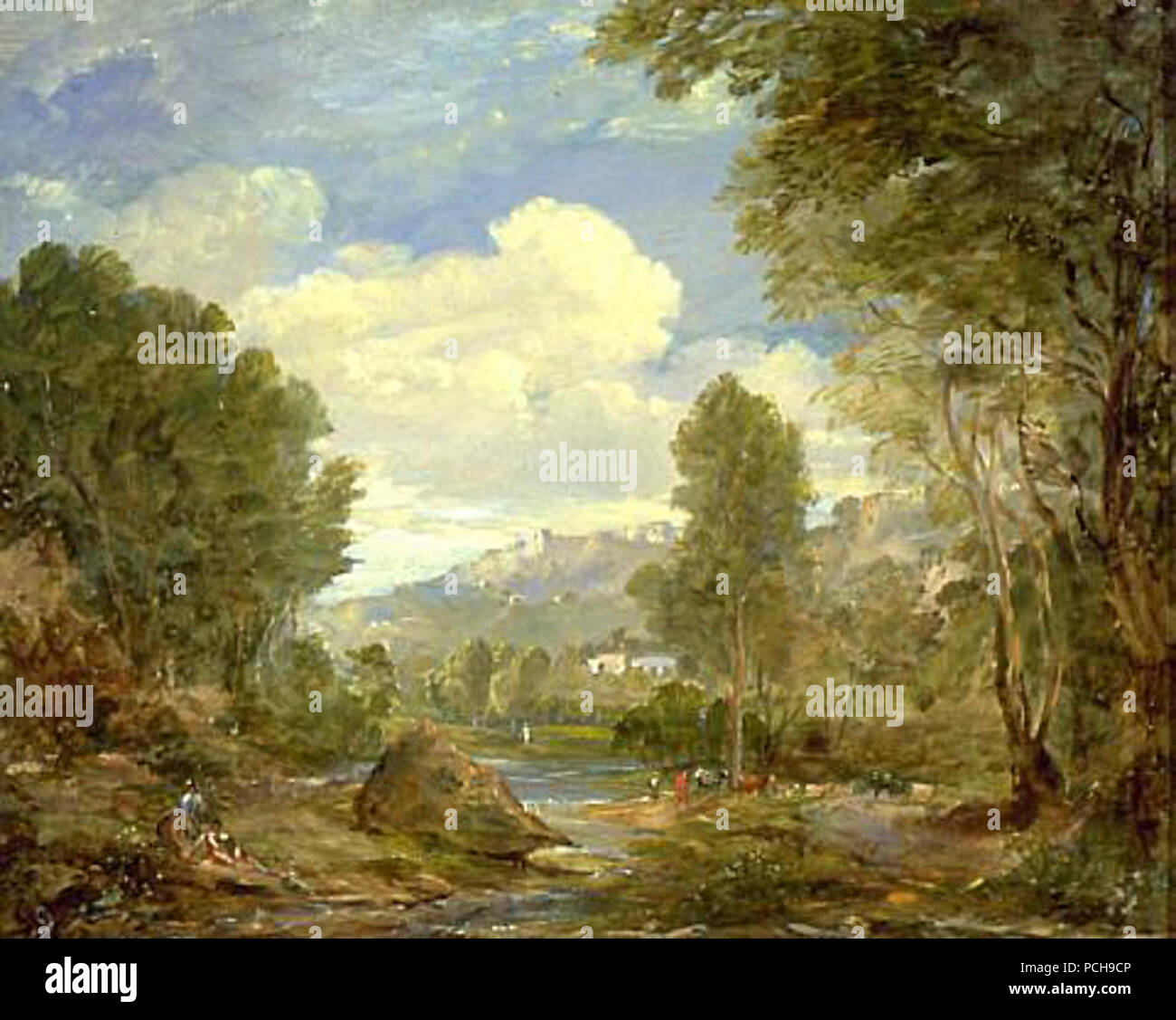Albin Martin - An Italian landscape - U-153 Stock Photo - Alamy