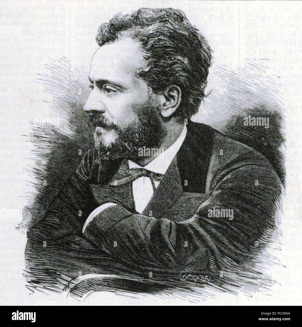 Alberto Mazzucato as a young man (L'Illustrazione Italiana, 13 January ...