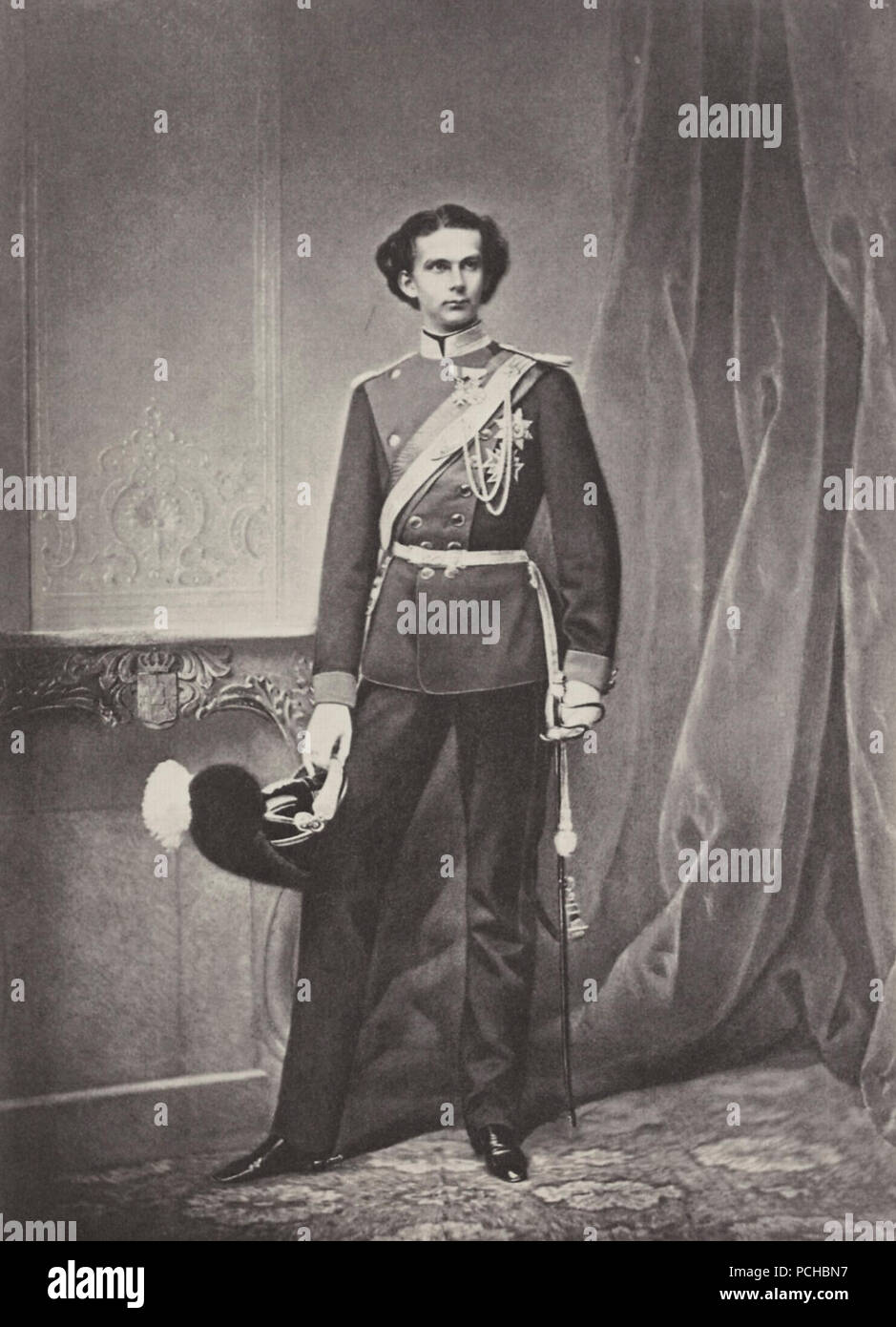 Albert, Joseph - König Ludwig II. von Bayern (1845-1886 Stock Photo - Alamy
