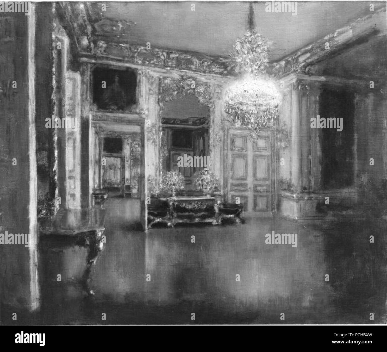 Albert von Keller - Saal im Schloss zu Versailles - 8551 Stock Photo - Alamy