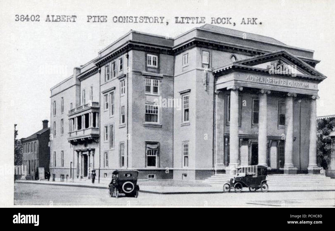 Albert Pike Consistory, Little Rock, Ark Stock Photo - Alamy