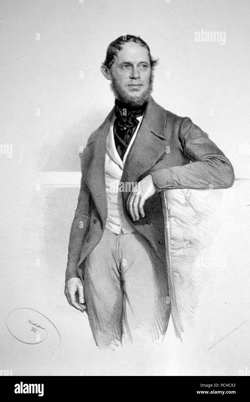 Albert Klein von Wisenberg Litho Stock Photo - Alamy