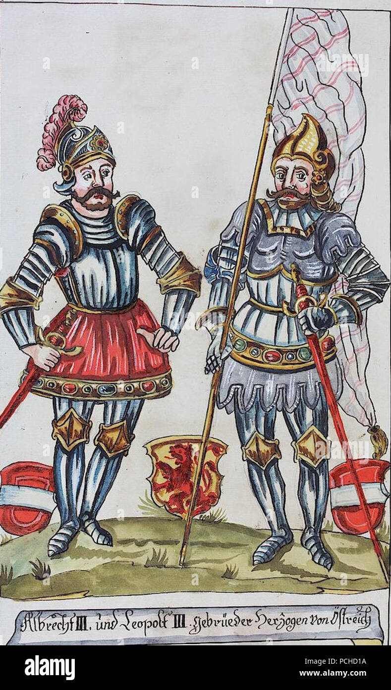 Albert III and Leopold III Stock Photo - Alamy
