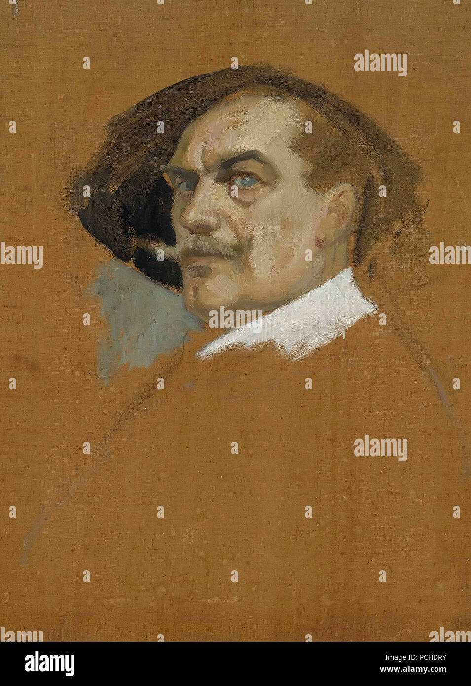 Albert Edelfelt - Self-Portrait in a Dress of the 17th Century, study ...