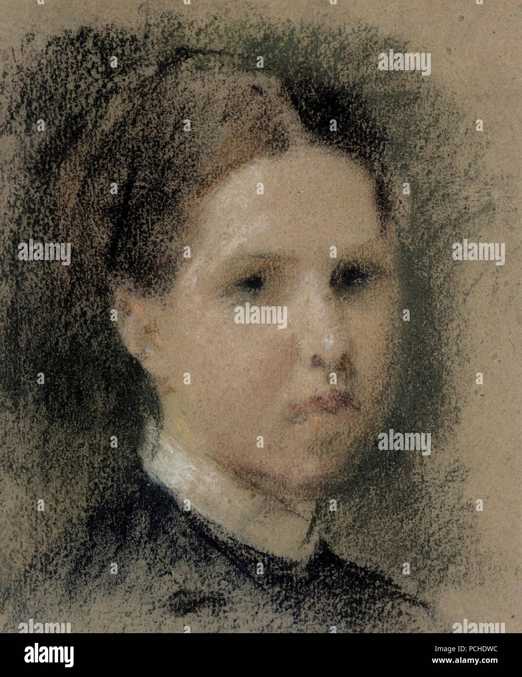 Albert Edelfelt - Portrait of Annie Edelfelt - A III 2008 Stock Photo ...