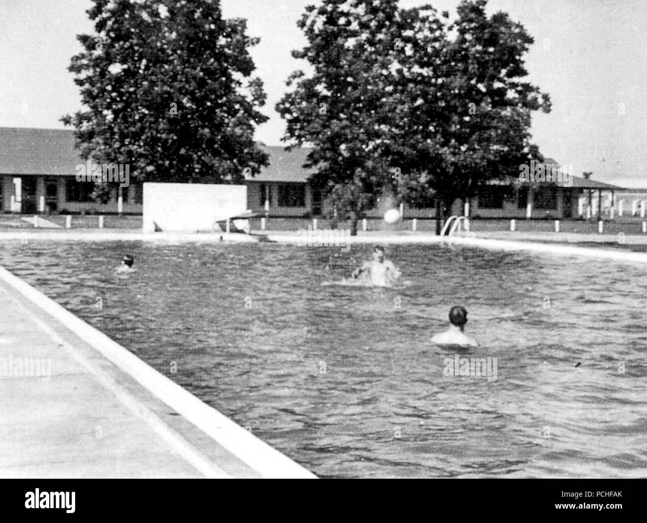 Albany Army Airfield - Post Swimming Pool Stock Photo - Alamy
