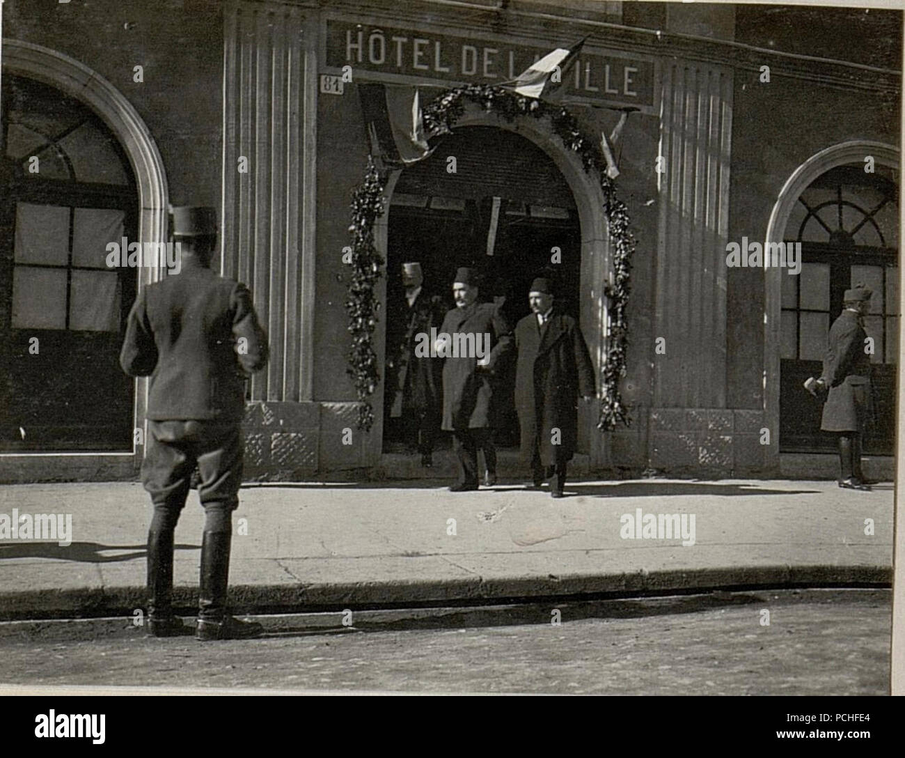 Albanesenführer Prinz Prenk Bib Doda. Aufgenommen in Skutari am 14 ...