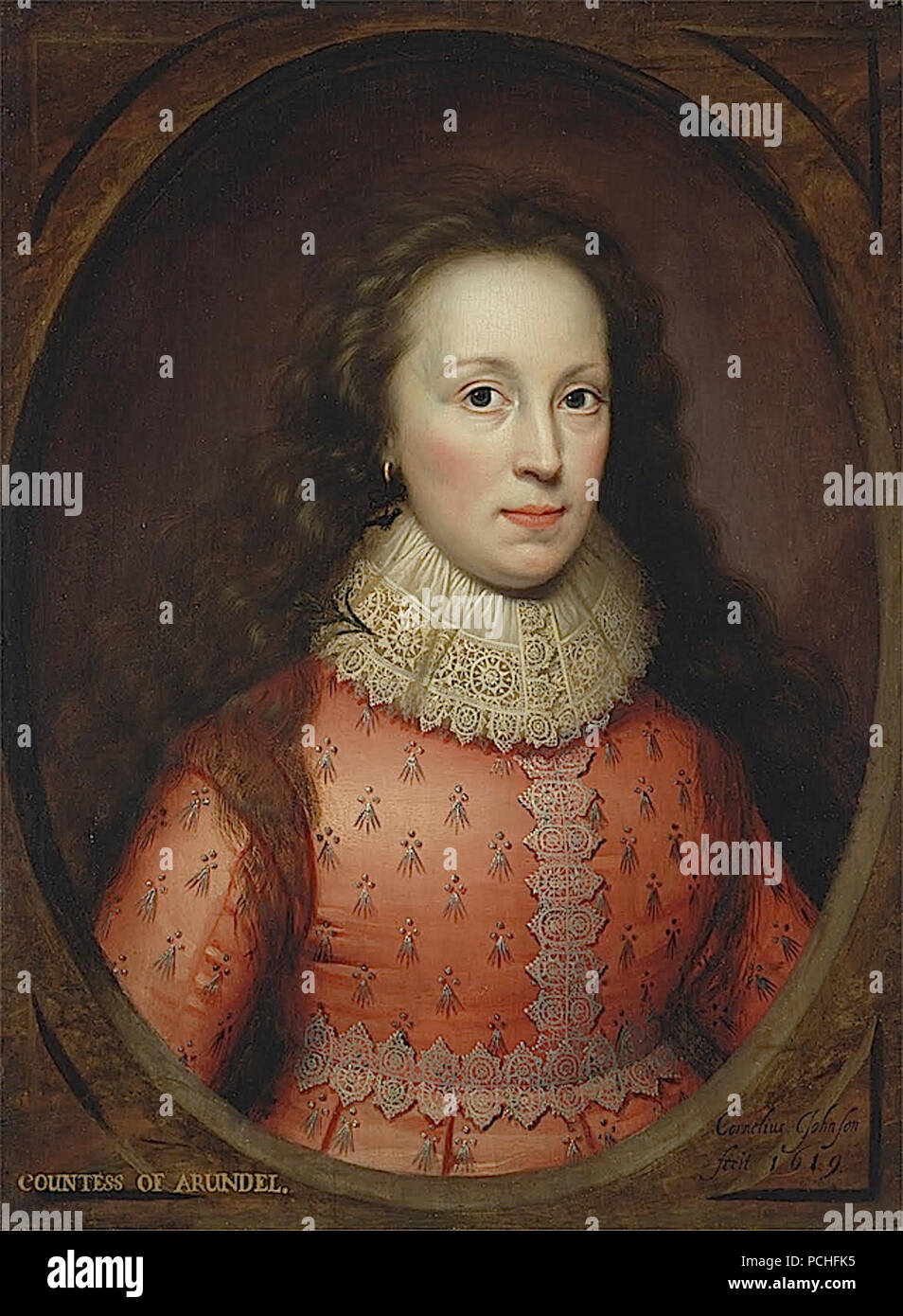 Alathea Talbot, Countess of Arundel by Cornelius Janssen van Ceulen ...