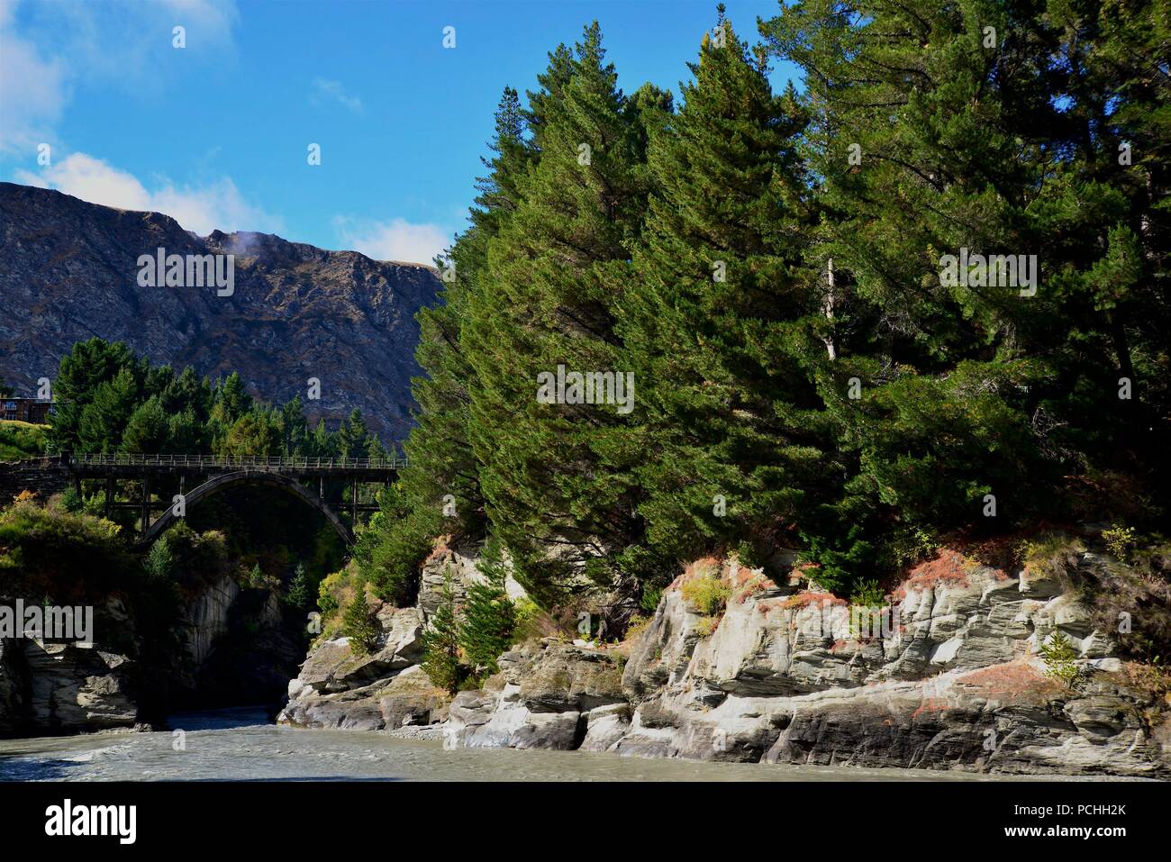 Queenstown, South Island, New Zealand Landscape Stock Photo - Alamy