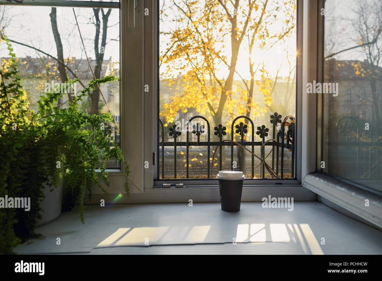 Window overlooking vintage hi-res stock photography and images - Alamy