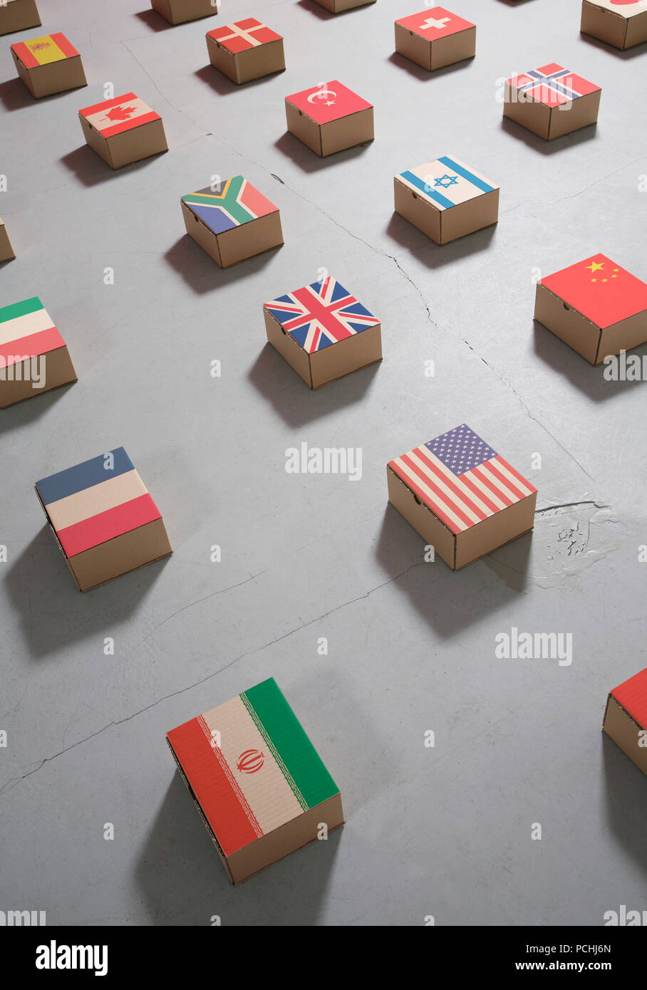 Flags pack hi-res stock photography and images - Alamy