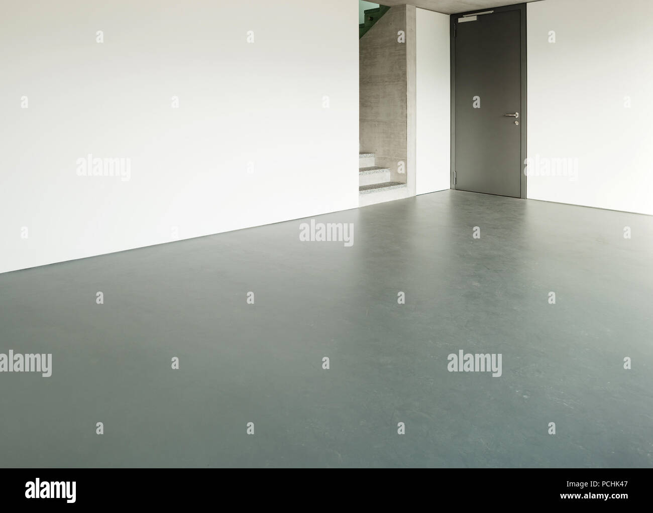 Modern building, large hall, interior Stock Photo - Alamy