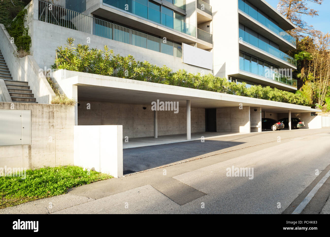 Modern architecture, building, view from outside Stock Photo - Alamy