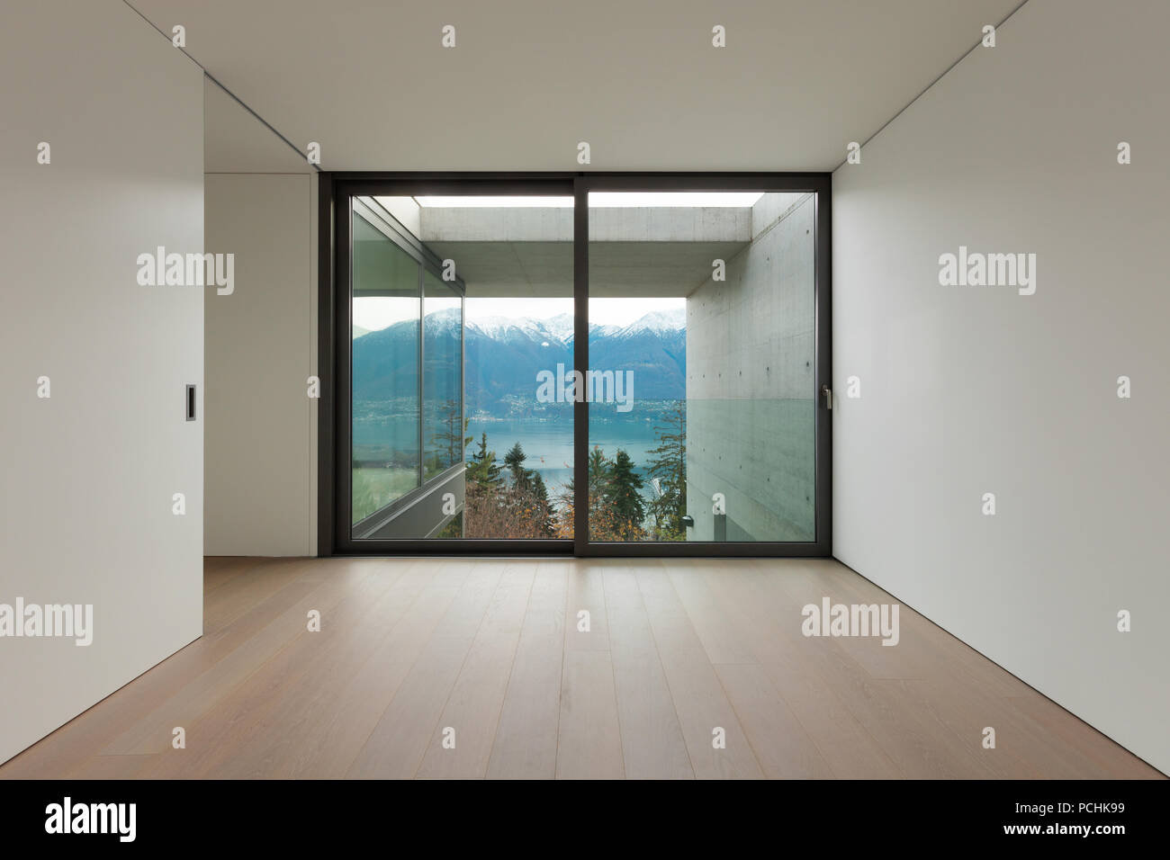 Modern architecture, nice apartment, room with window Stock Photo - Alamy