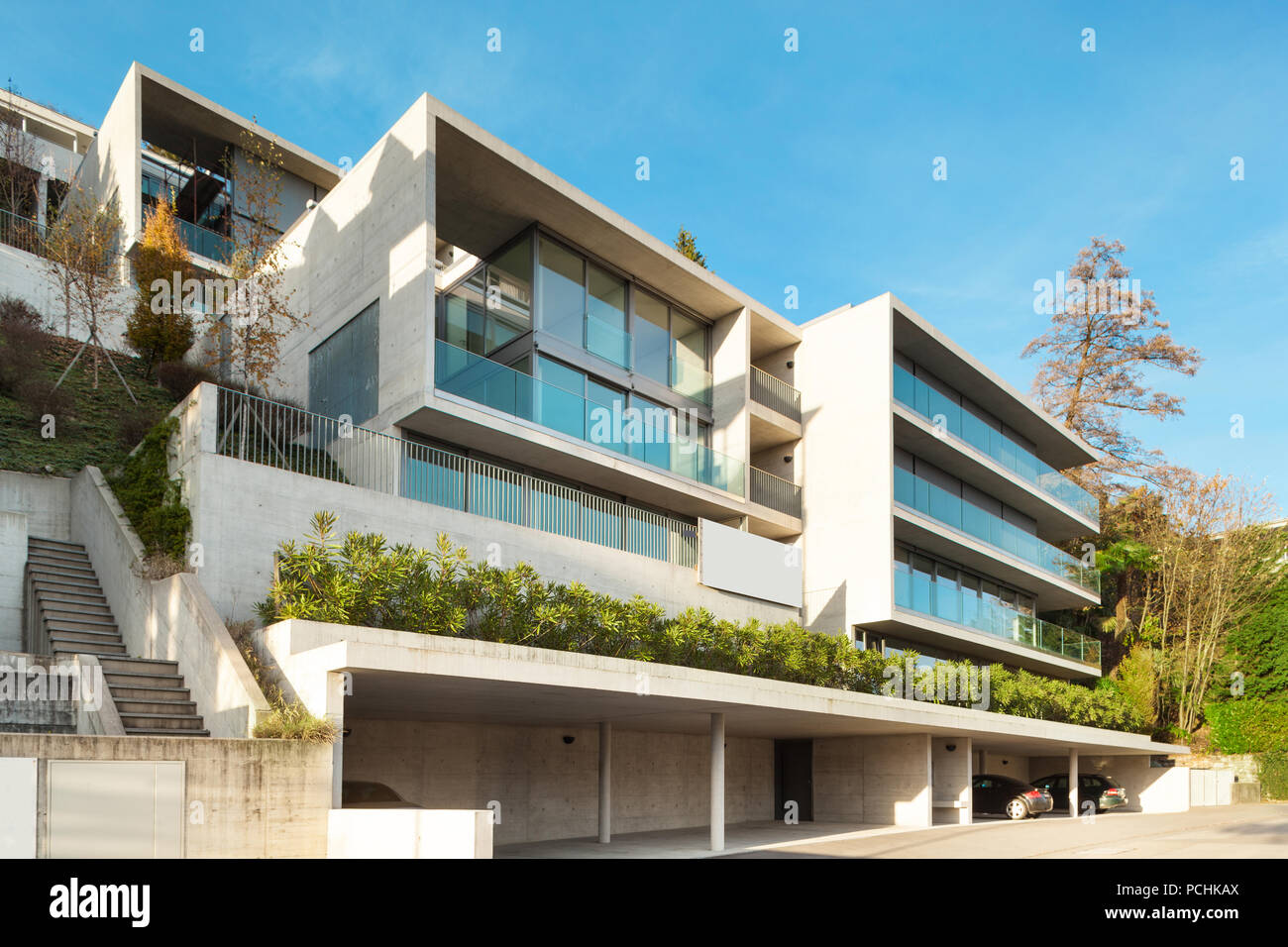 Modern architecture, building, view from outside Stock Photo - Alamy