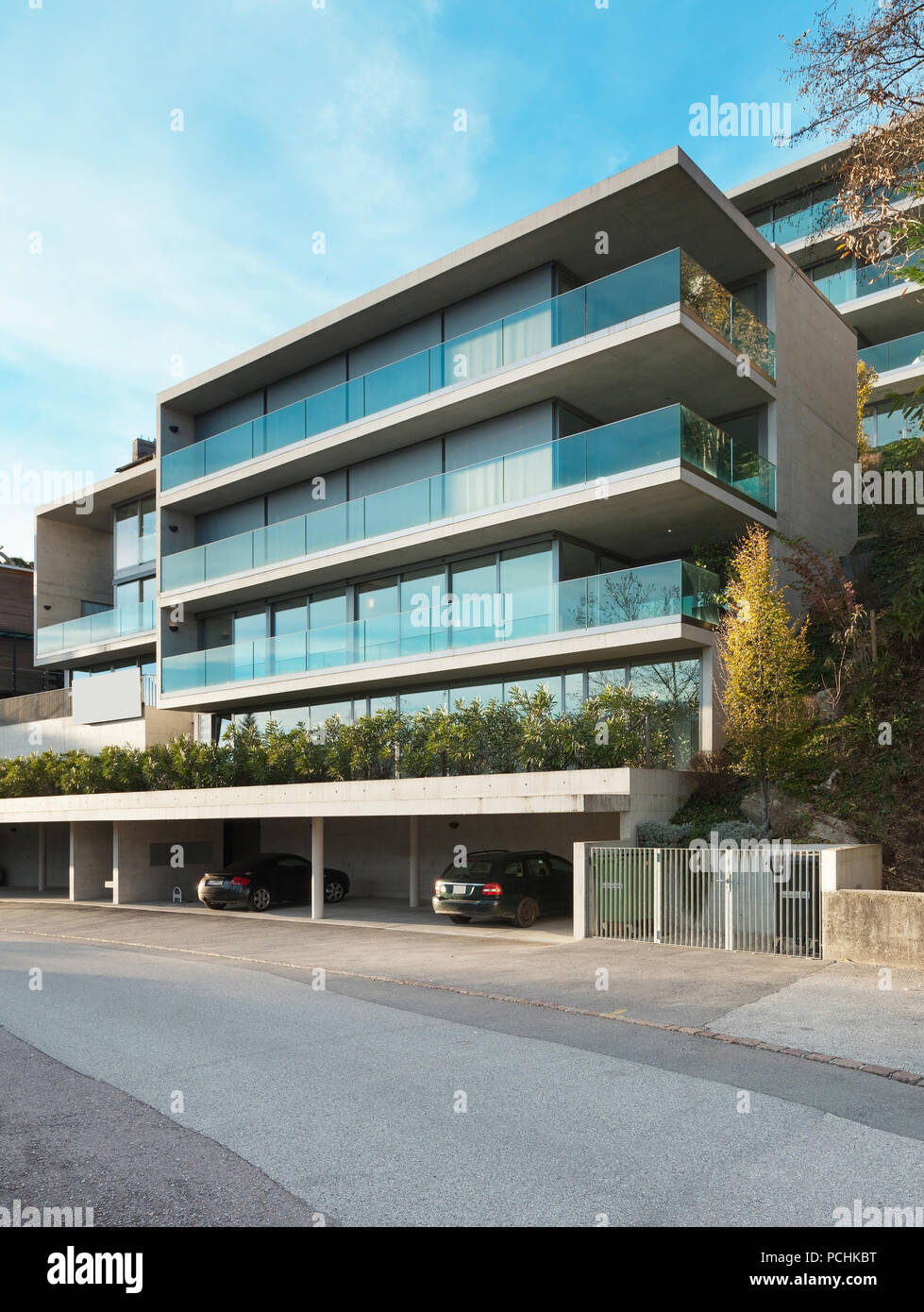 Modern architecture, building, view from outside Stock Photo - Alamy