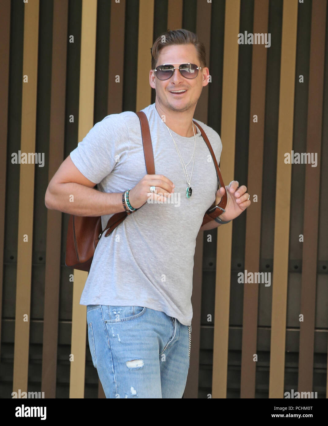 Lee Ryan outside ITV Studios today Featuring: Lee Ryan Where: London ...