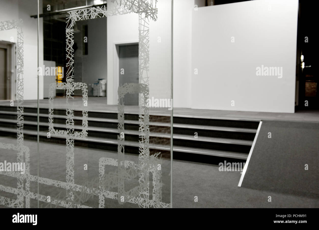 Inside the offices of the FODM building, called "The Egg" housing the ...