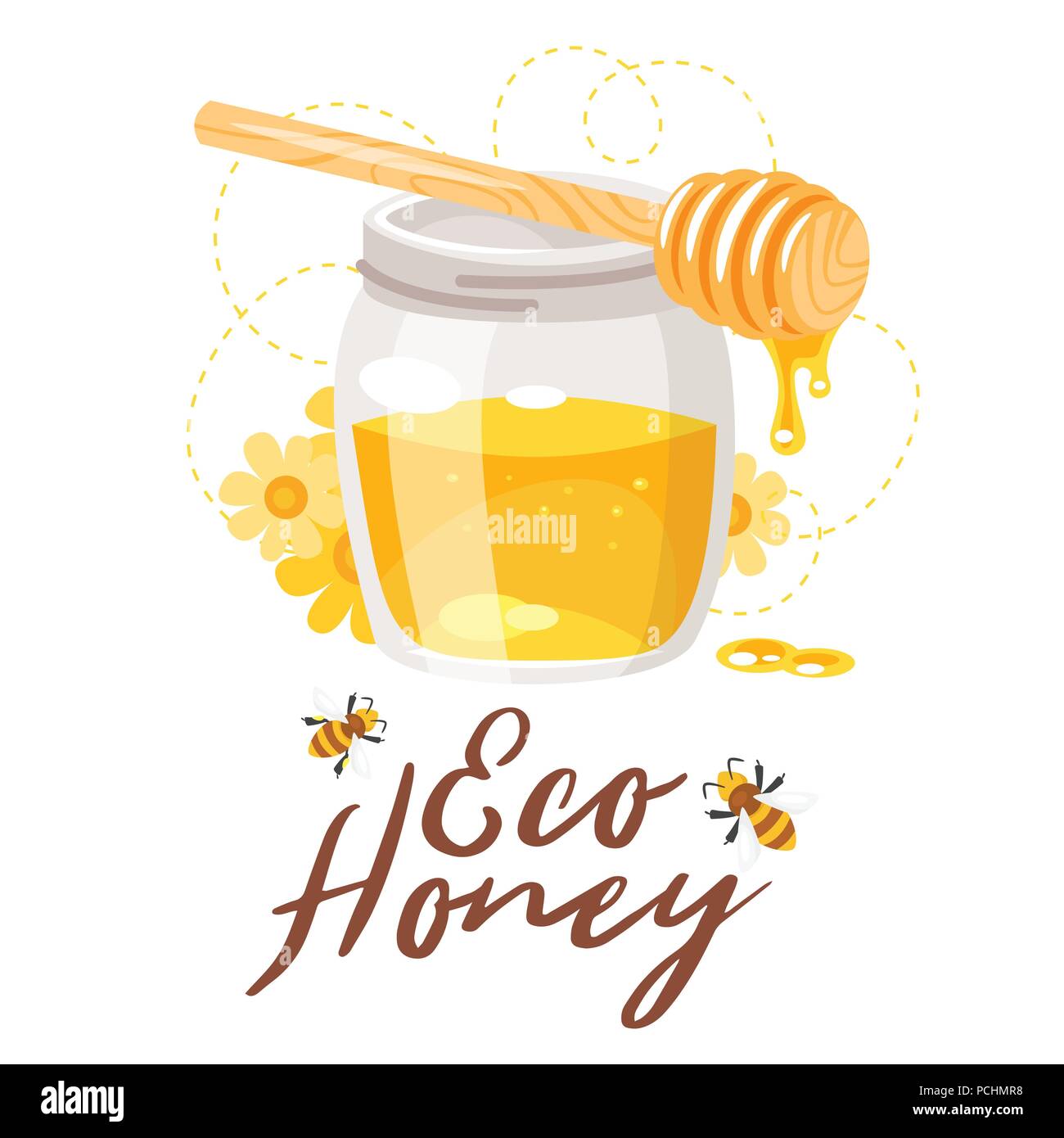 Glass jar health delicious Stock Vector Images - Alamy