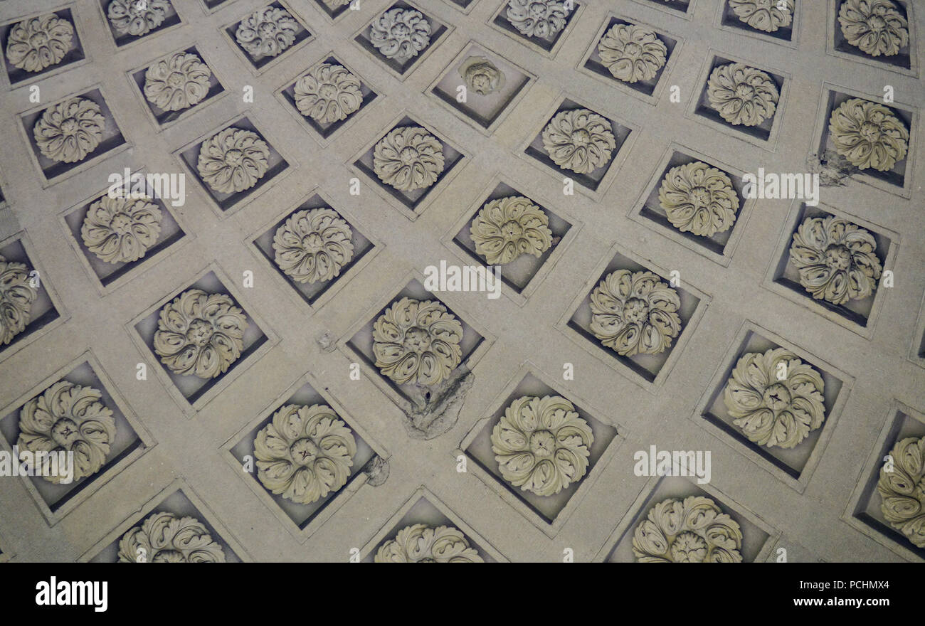 Vintage-style texture for decorations on ceiling in the house Stock ...