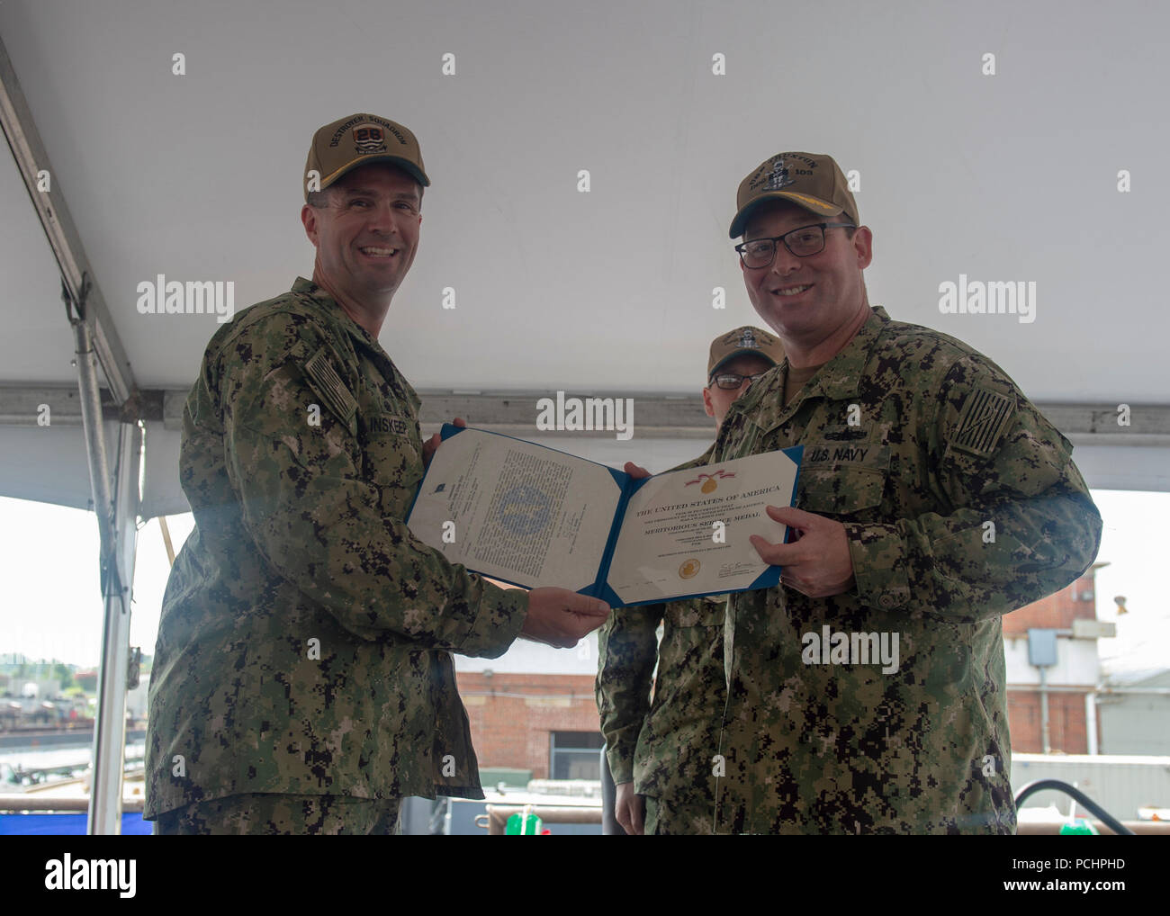 Commander destroyer squadron two hi-res stock photography and images ...