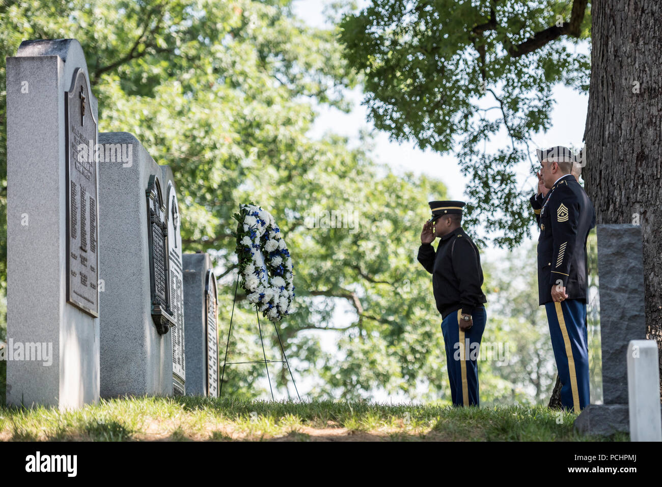 Sgt. Maj. Ralph Martinez (far right front), regimental sergeant major ...