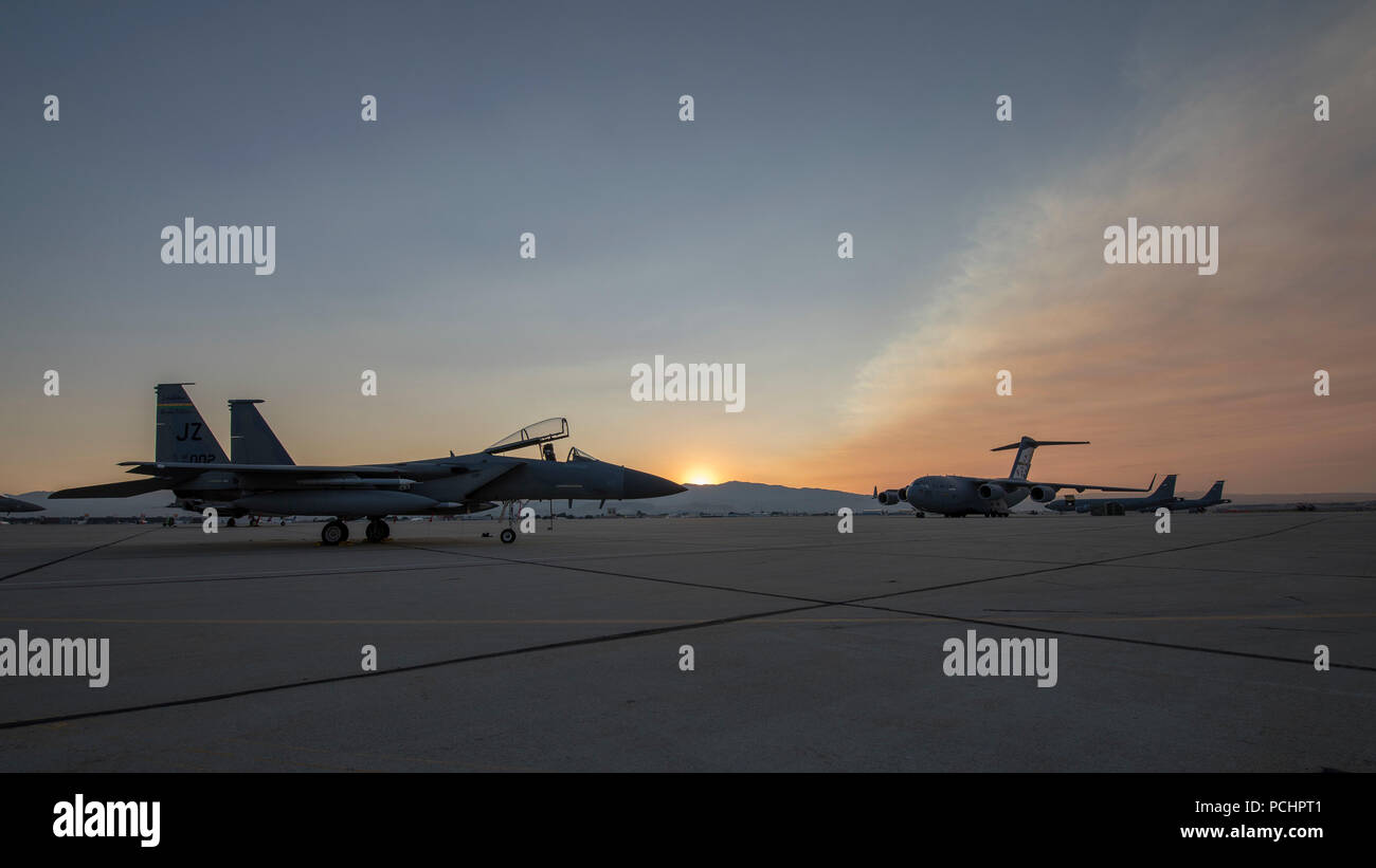 An F-15C assigned to the 122nd Fighter Squadron of the 159th Fighter ...