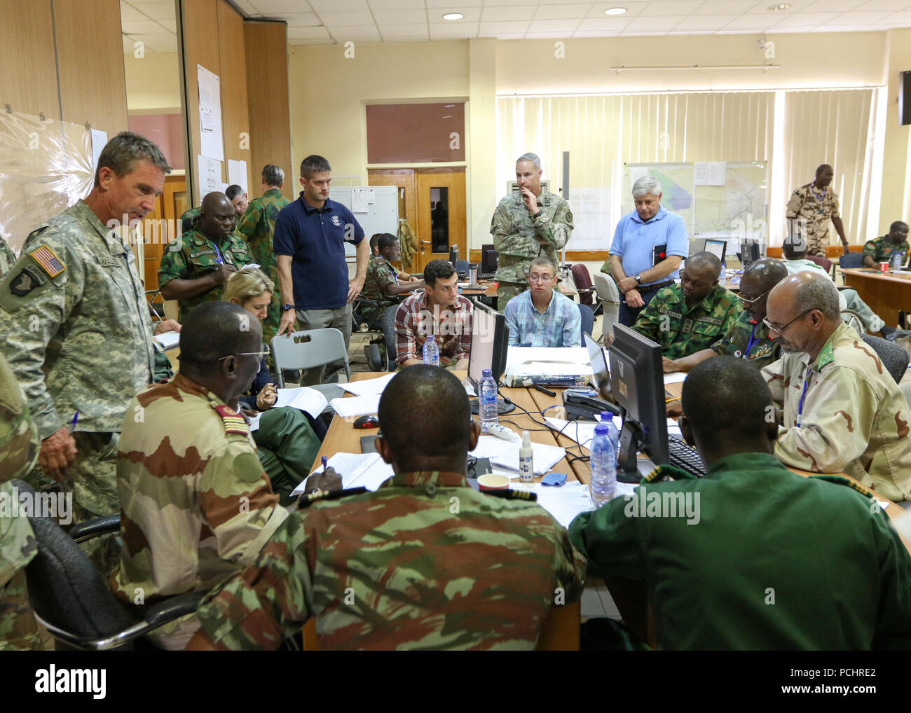 Military leaders and guest mentors from the United States, Europe and ...