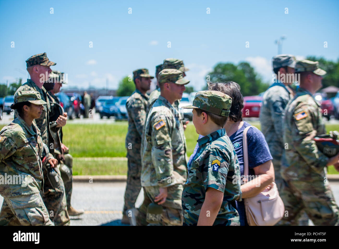 FORT BENNING, Ga. (July 30, 2018) – Eli Wilson and grandmother Sandy ...