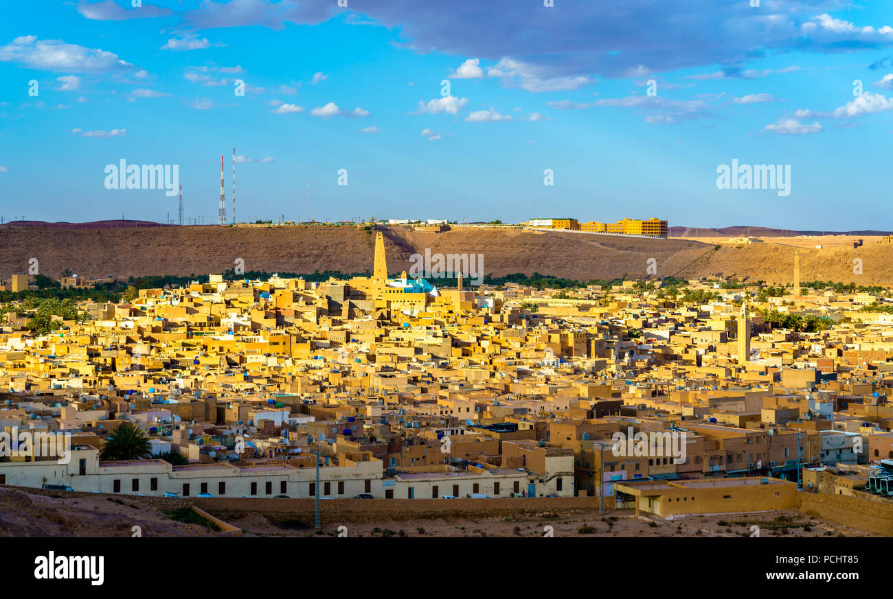 Algeria mzab ghardaia town view hi-res stock photography and images - Alamy