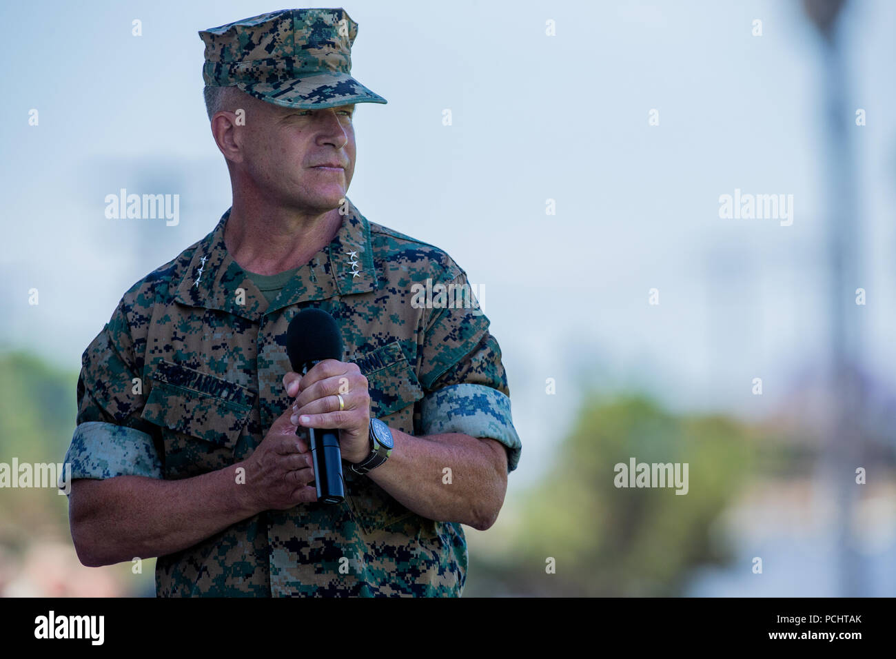 U.S. Marine Corps Lt. Gen. Lewis A. Craparotta, the outgoing commanding ...