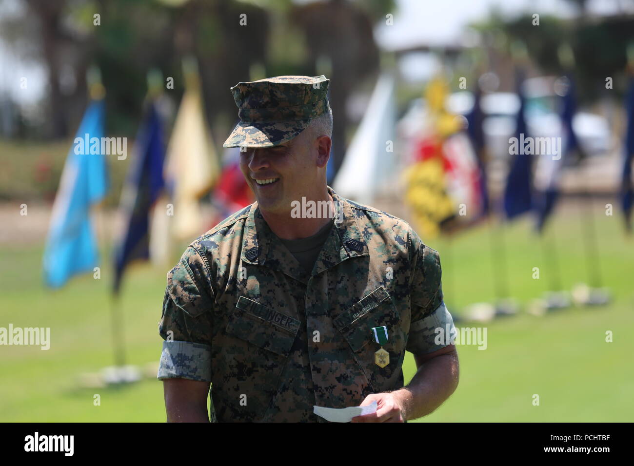 U.S. Marine Corps Master Sgt. Geanni Zillinger, station food service ...