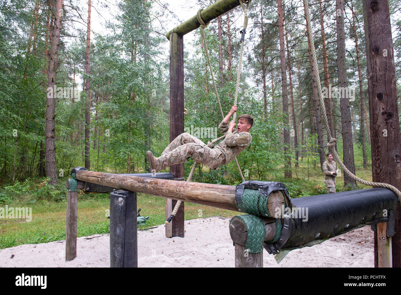 U.S. Army Soldier participant in the Europe Best Sniper Team ...