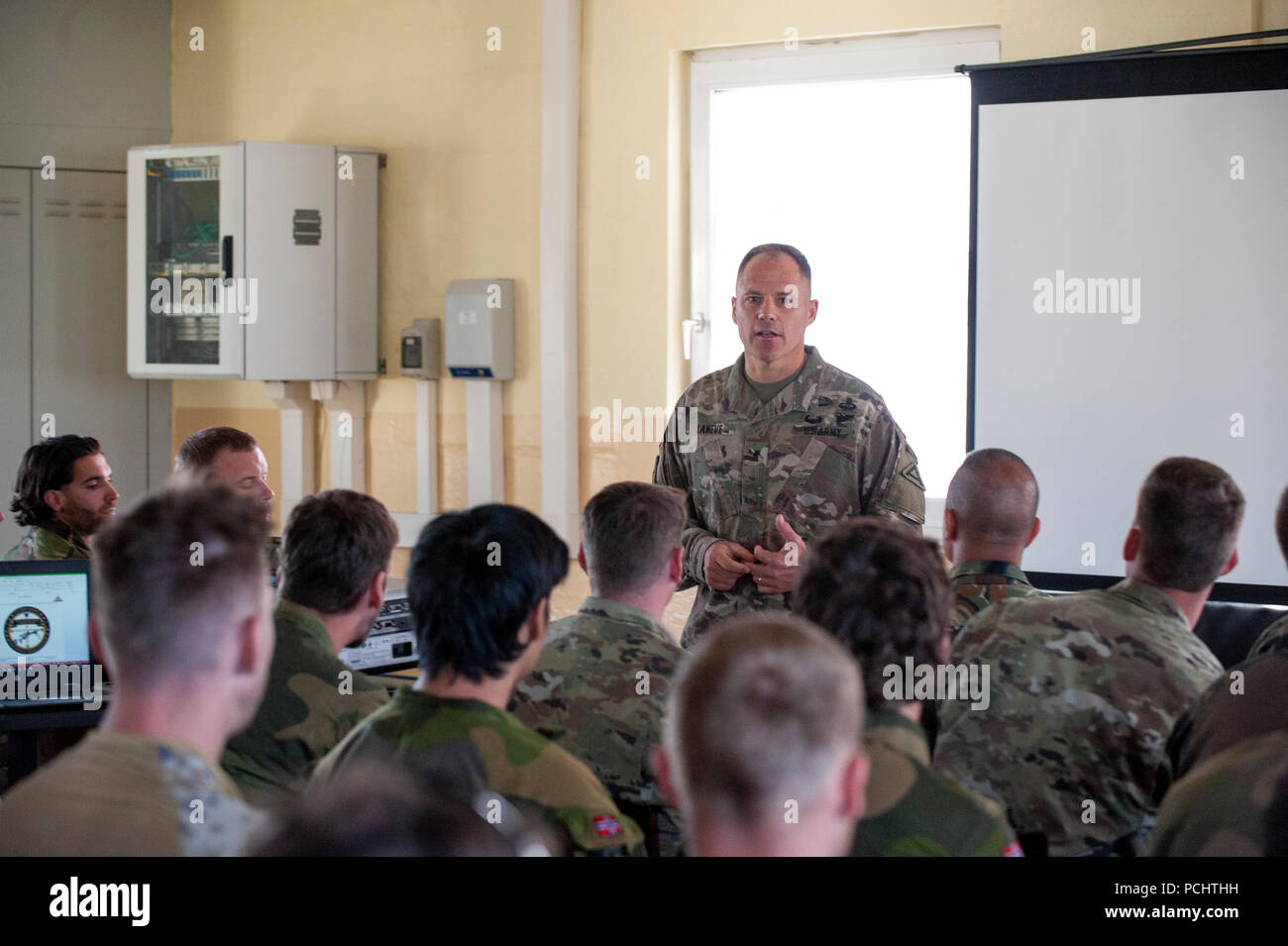 U.S. Army BG Christopher LaNeve, Commanding General, 7th Army Training ...