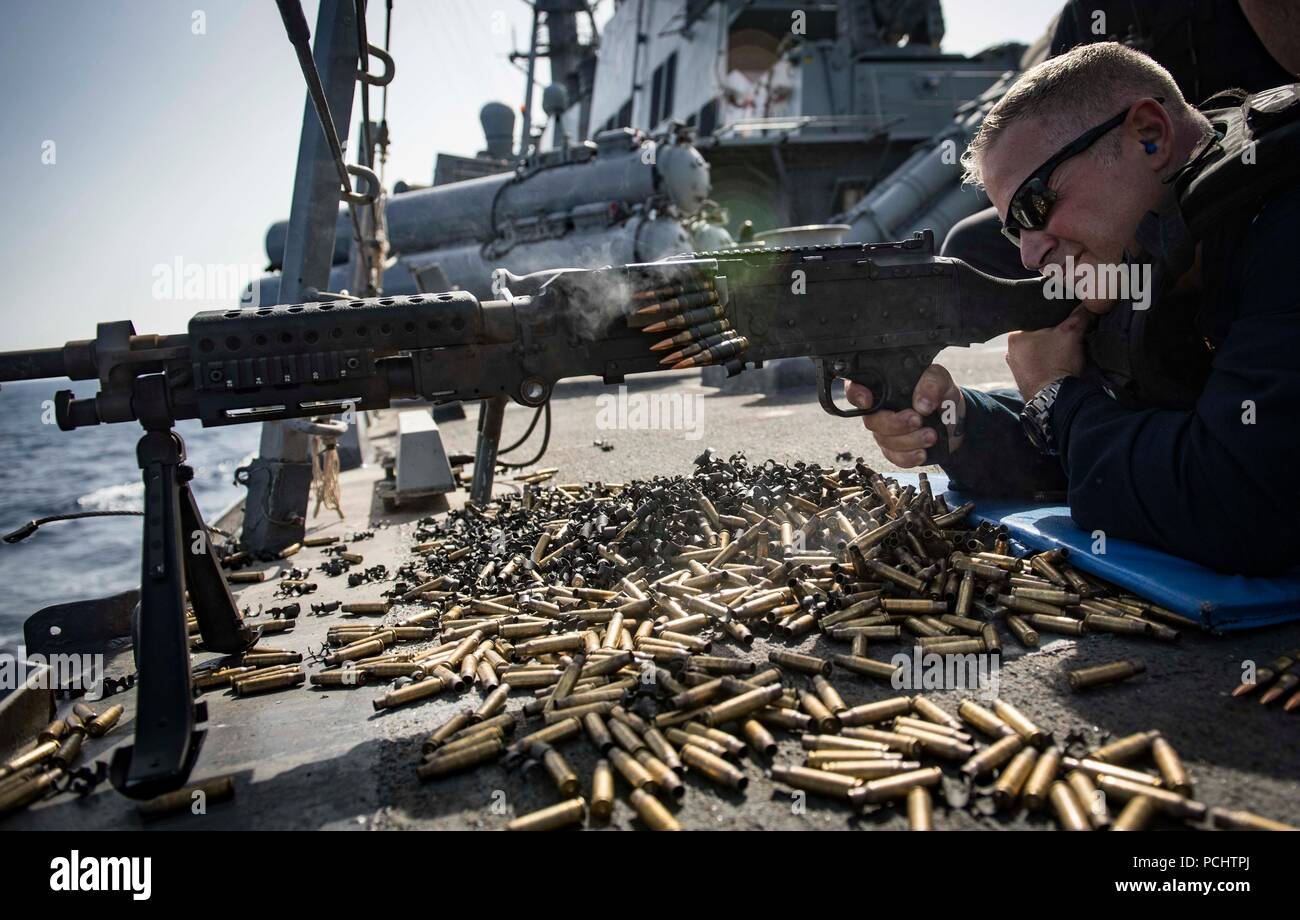 180728-N-UY653-344 MEDITERRANEAN SEA (July 28, 2018) Chief Gunner’s ...