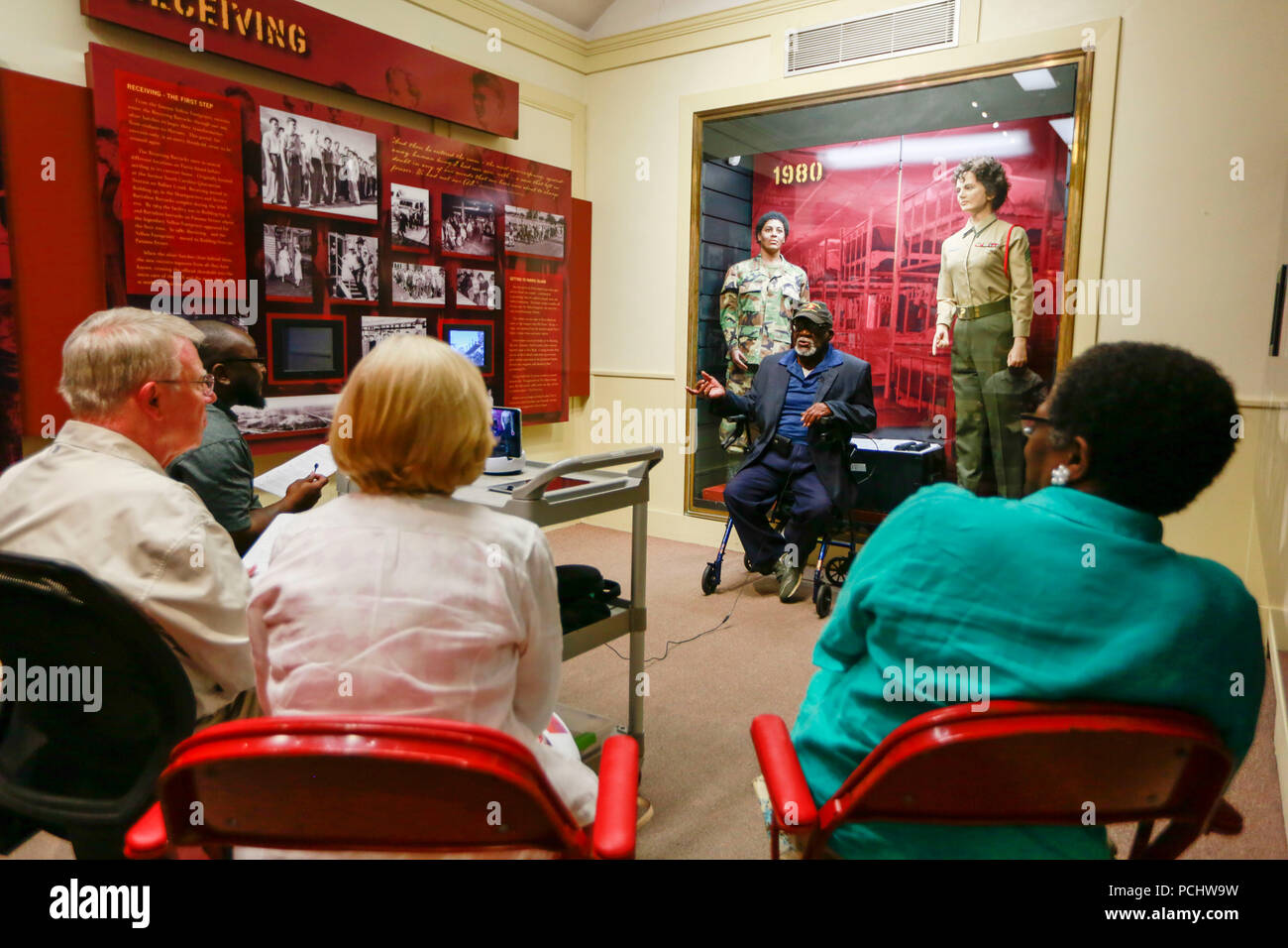 John White, a 93-year-old World War II Veteran, tells interviewers his ...