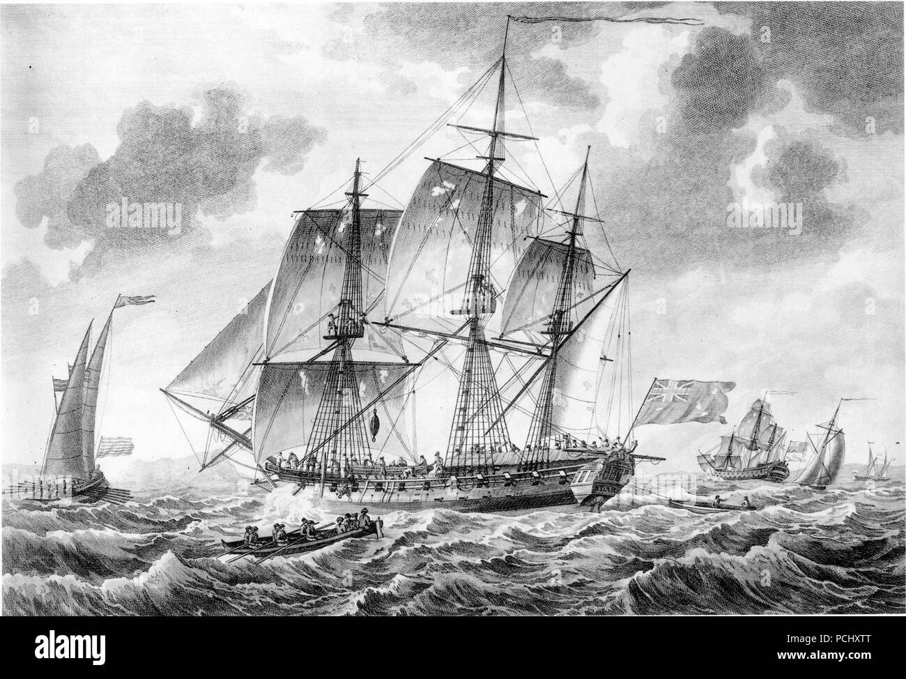 HMS Alarm (1758 Stock Photo - Alamy