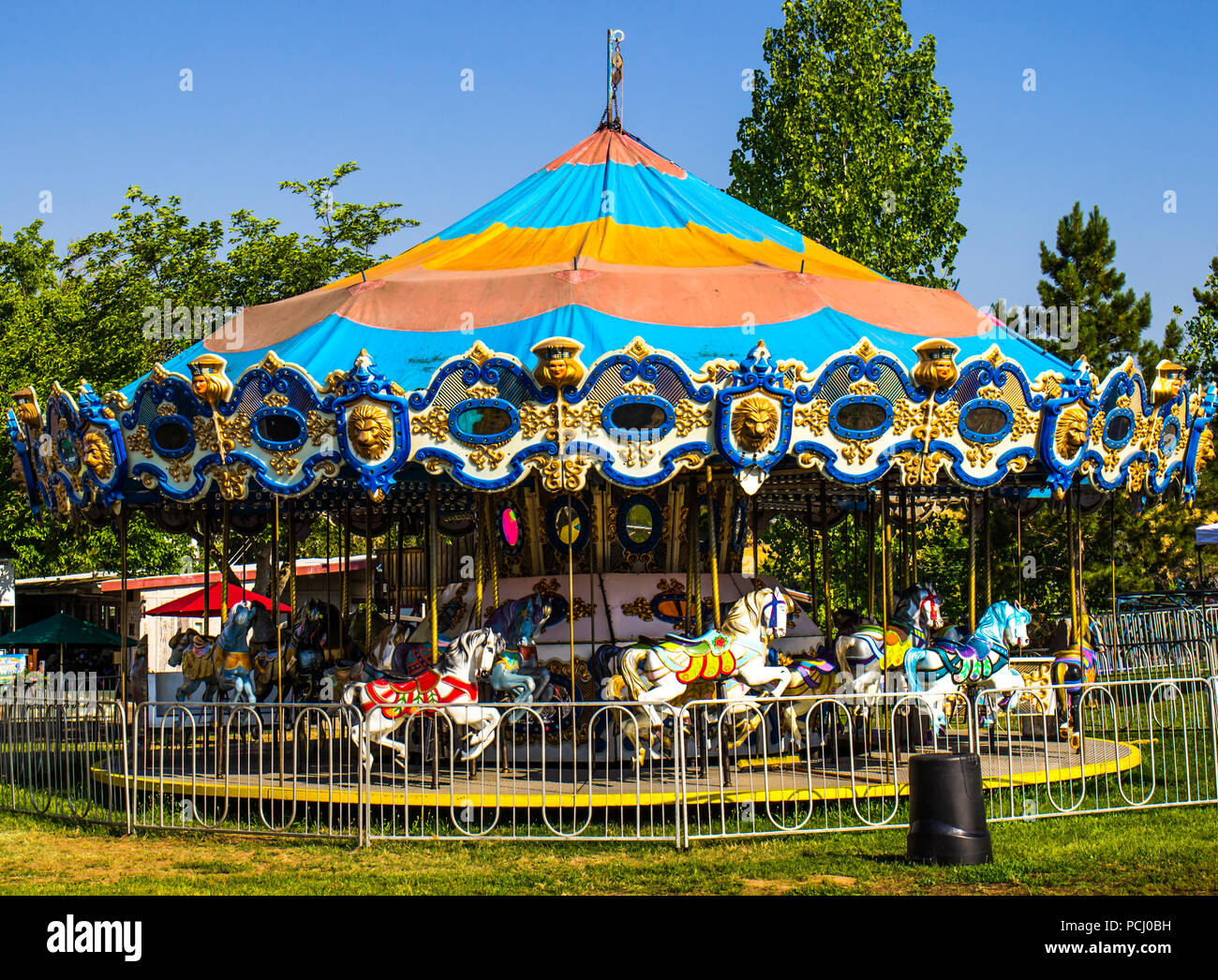 Merry go round hi-res stock photography and images - Alamy