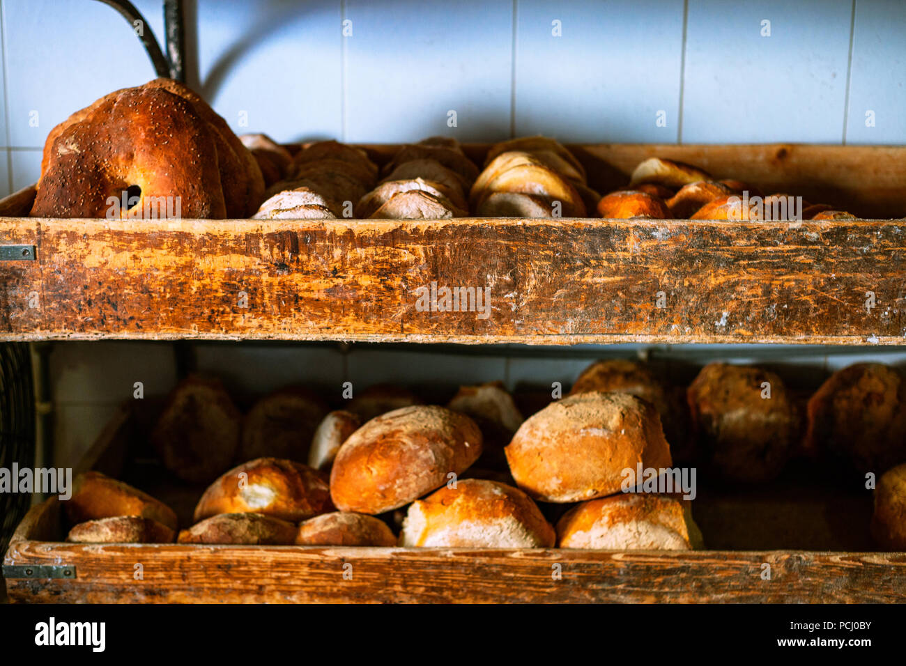 Traditional Maltese bread Stock Photo - Alamy