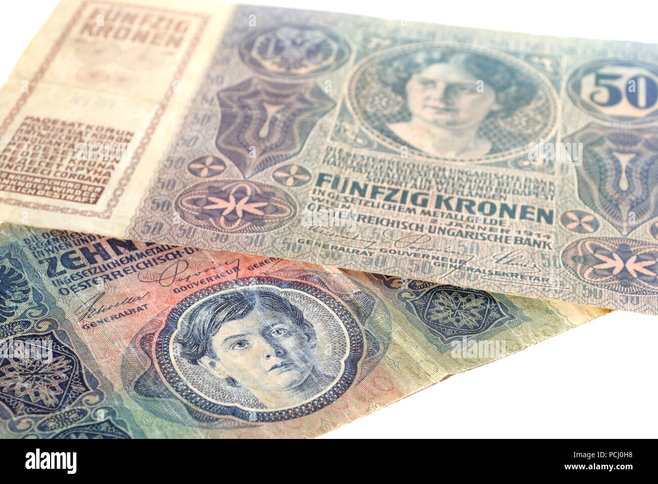Austrian banknotes hi-res stock photography and images - Alamy