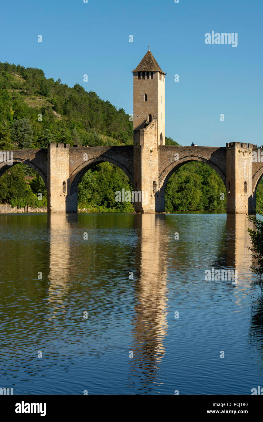Pont Valentre bridge (Unesco World Heritage) on Santiago de Compostela ...